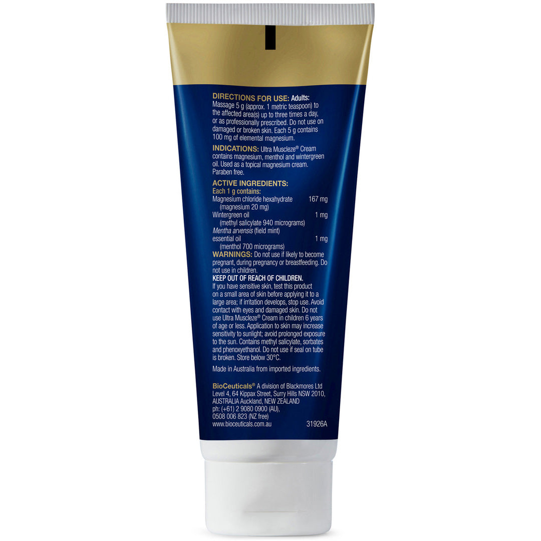 BioCeuticals Ultra Muscleze Cream – Evelyn Faye Nutrition