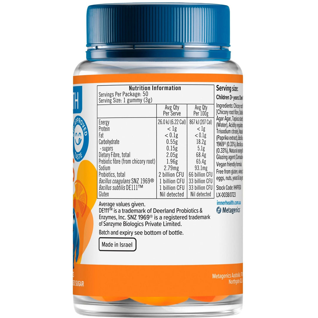 Inner Health Kids 3-in-1 Probiotic Gummies – Evelyn Faye Nutrition