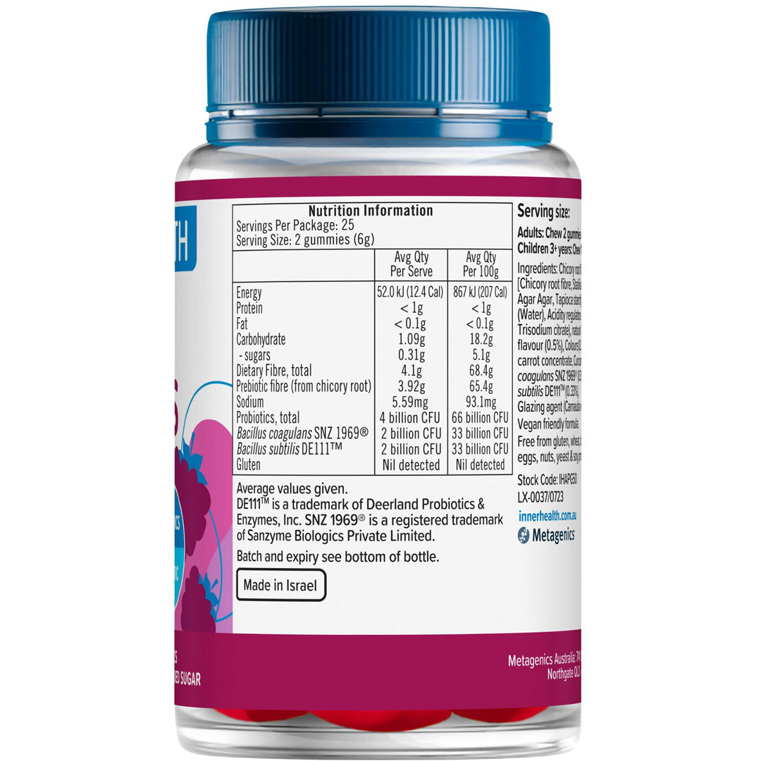 Inner Health 3-in-1 Probiotic Gummies – Evelyn Faye Nutrition