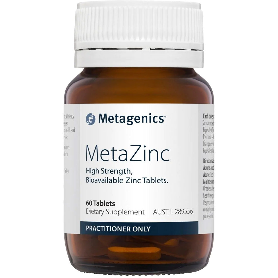 Metagenics MetaZinc – Evelyn Faye Nutrition