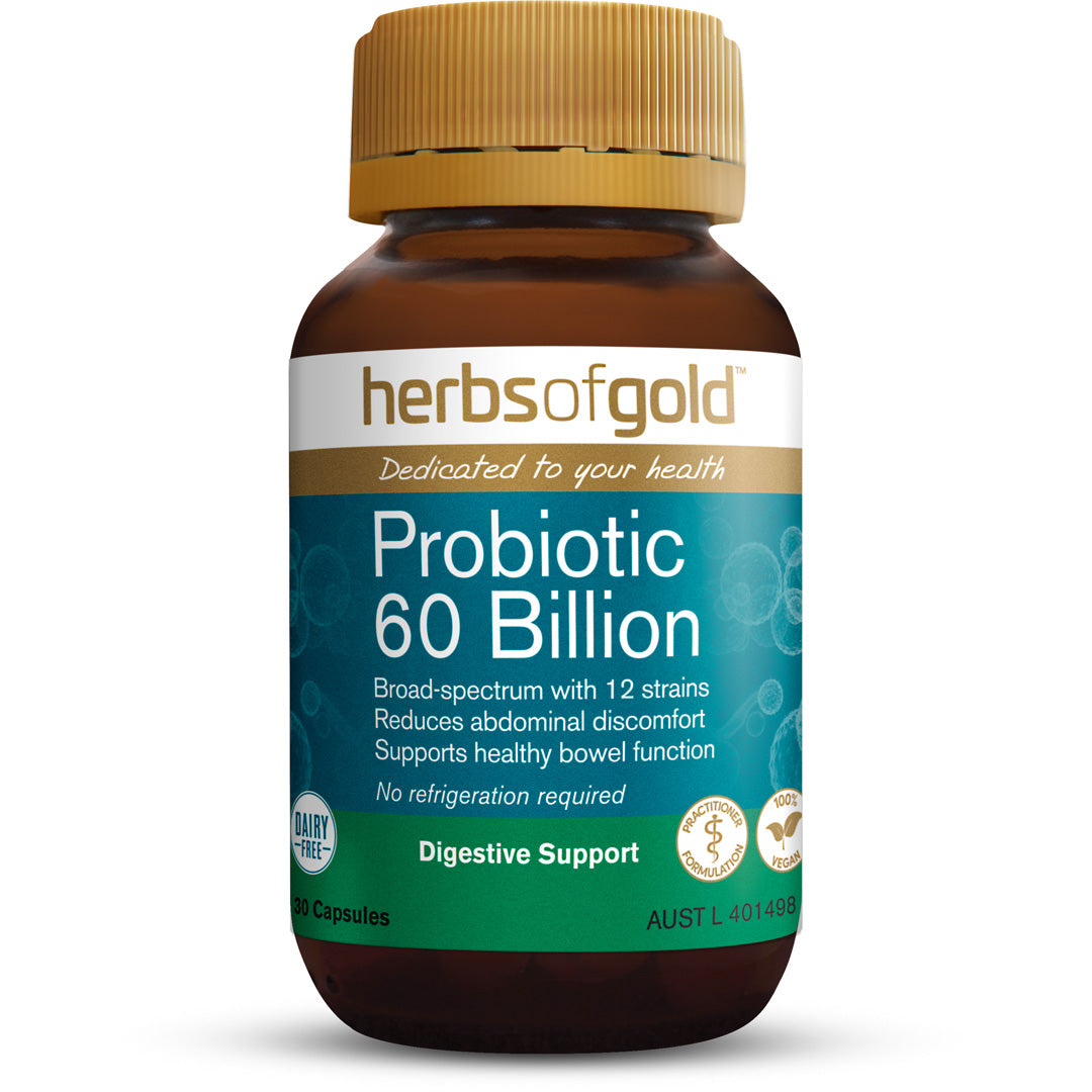 Herbs of Gold Probiotic 60 Billion | High-strength, 12 strain probiotic ...