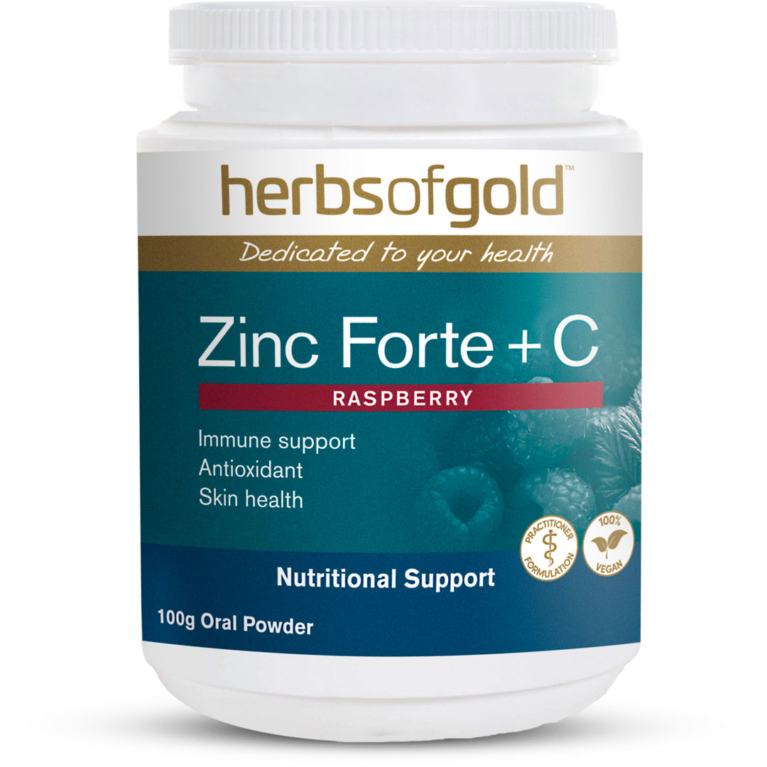 Herbs of Gold Zinc Forte + C | Support immune system health – Evelyn ...