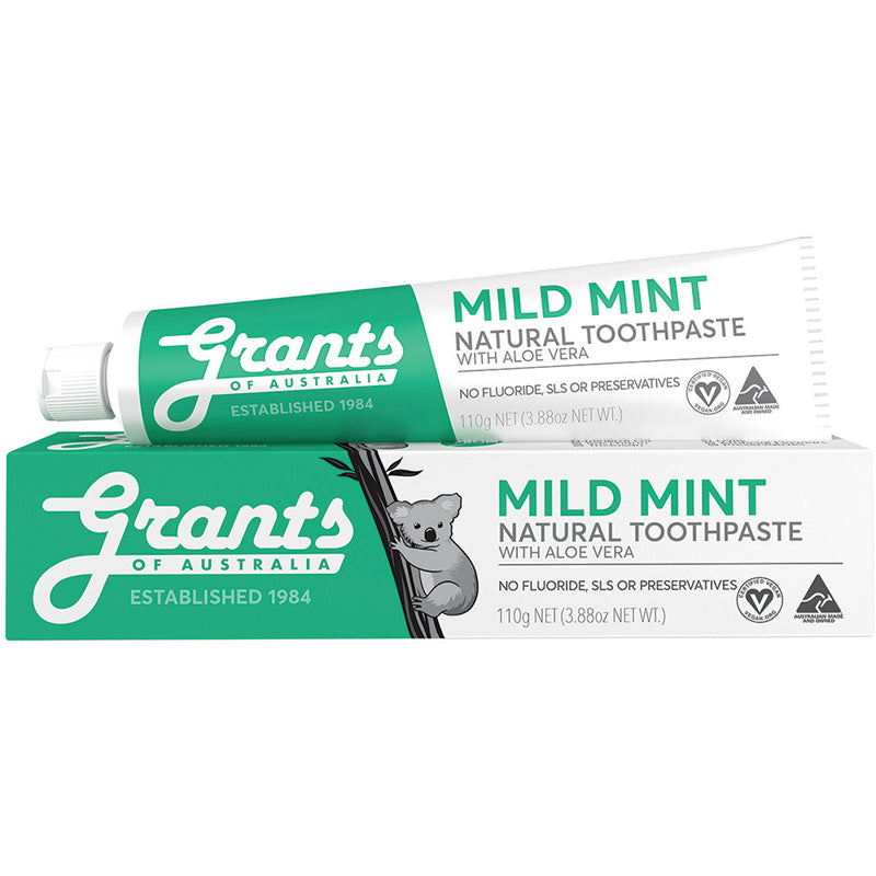 Grants Mild Mint Toothpaste – Evelyn Faye Nutrition